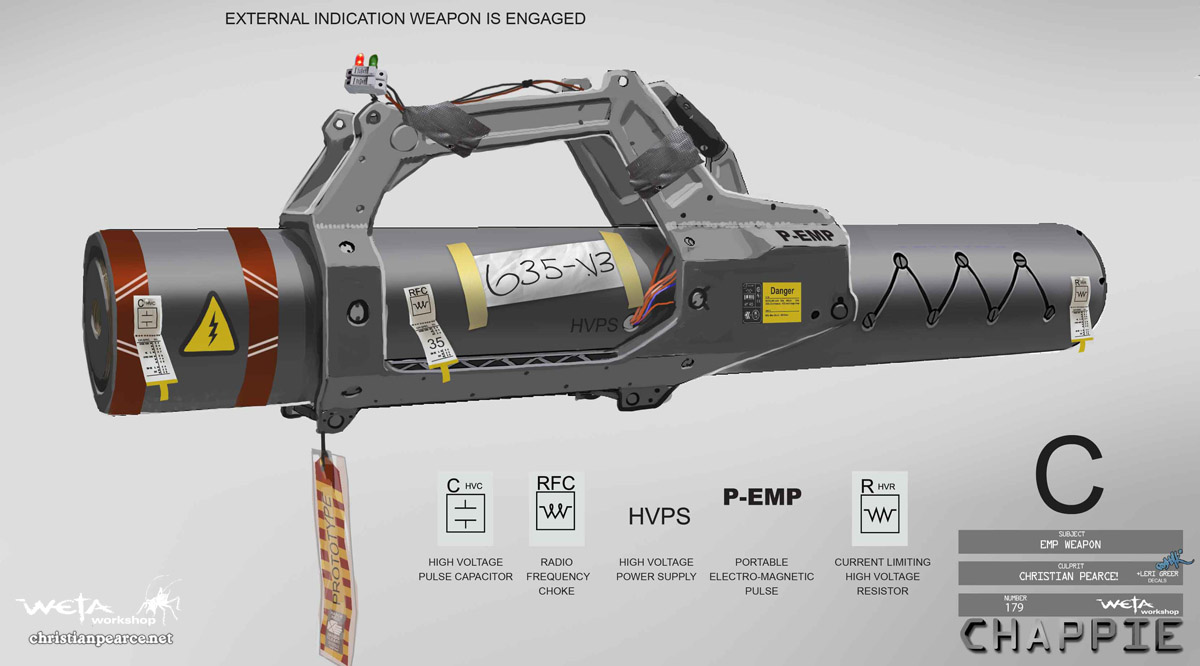 Christian Pearce: Chappie Concept Art - part 3!