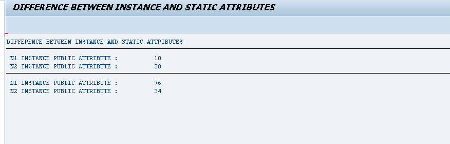 SAP TECH: Understanding Instance and Static Components