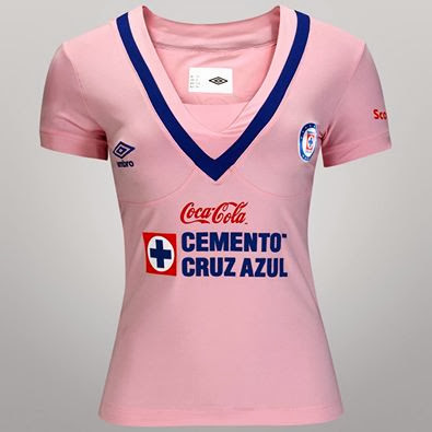 MAKINAZUL26 COLIMA: Presenta Cruz Azul playera rosa