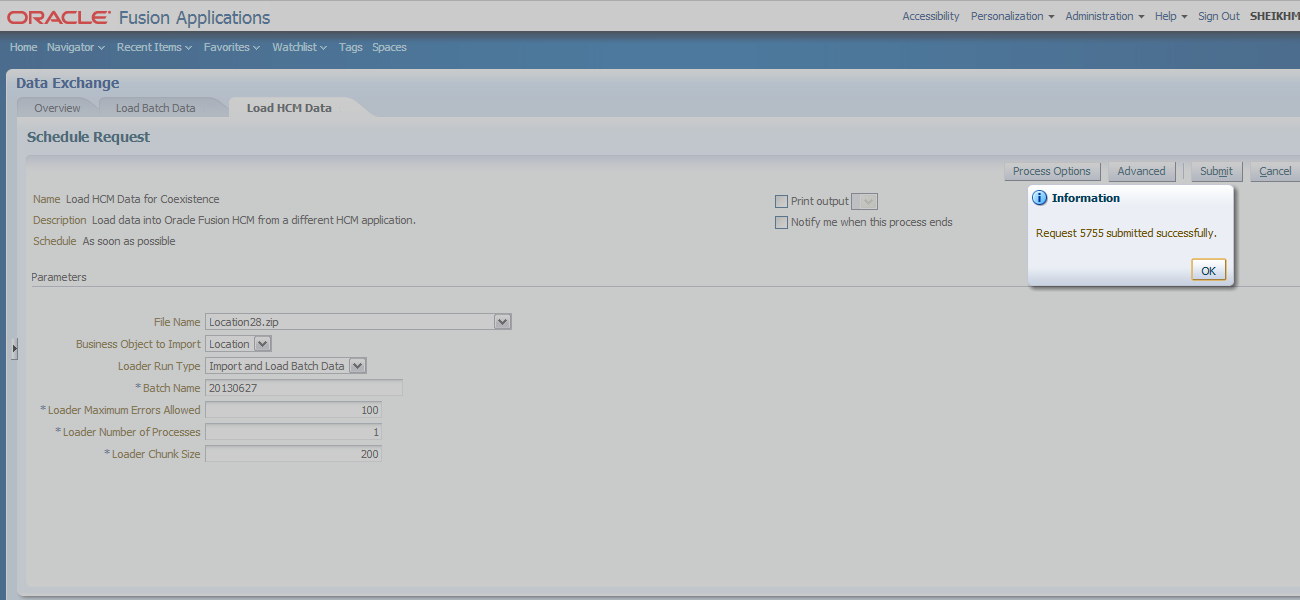 Fusion APPS Quick Start: Fusion Apps - File Based Loader Part - III
