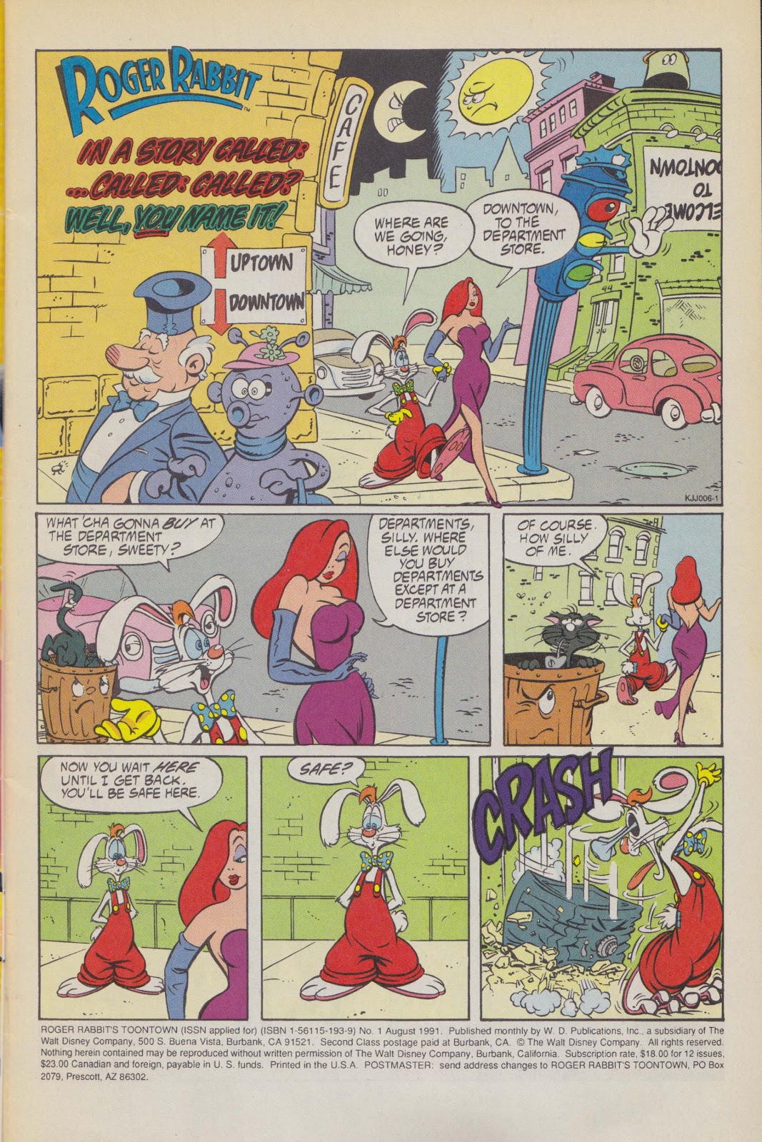Read online Roger Rabbit's Toontown comic - Issue #1