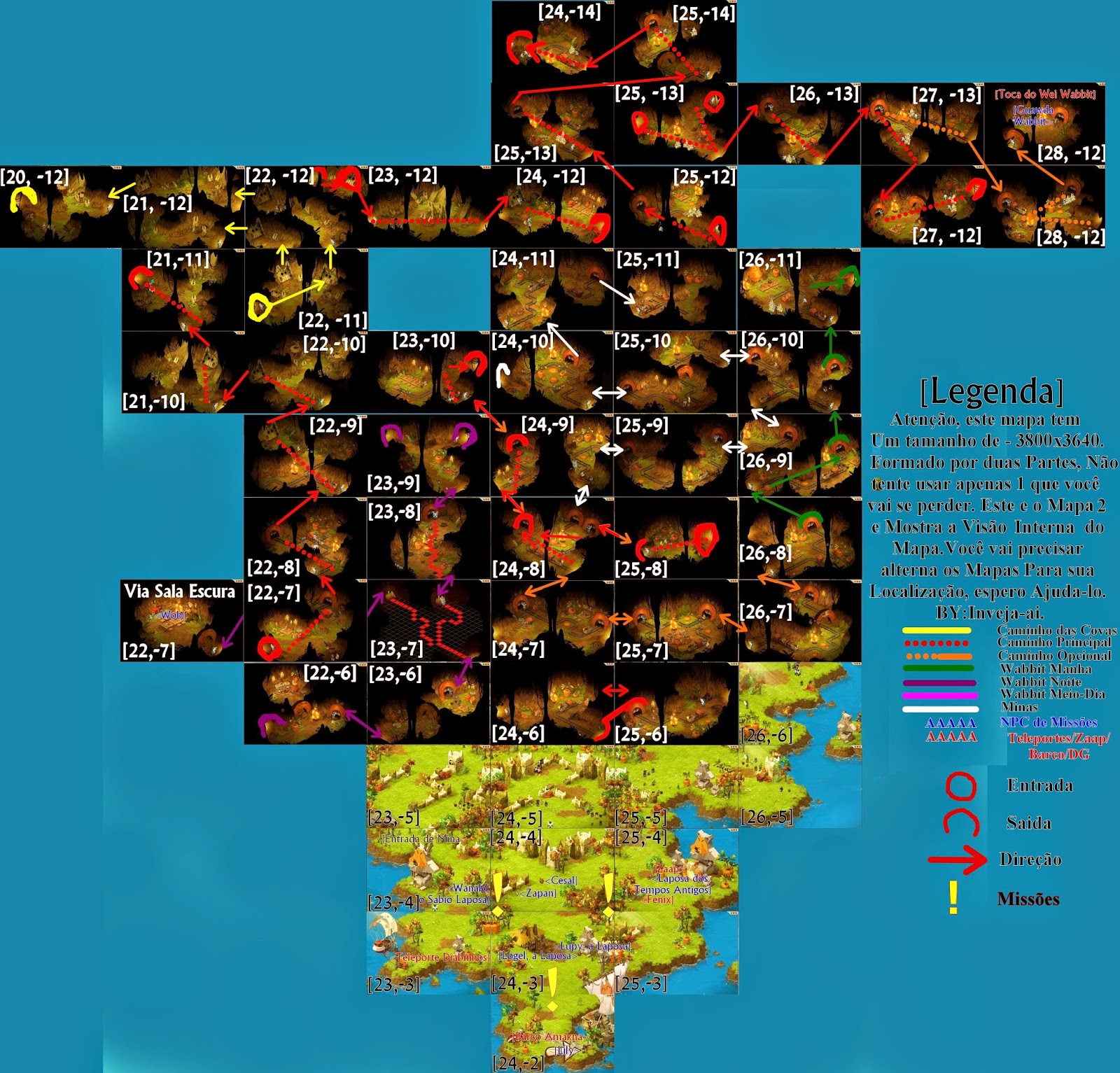 Darkness Force !Spiritia! Dofus: Mapa Wabbit 3800PK