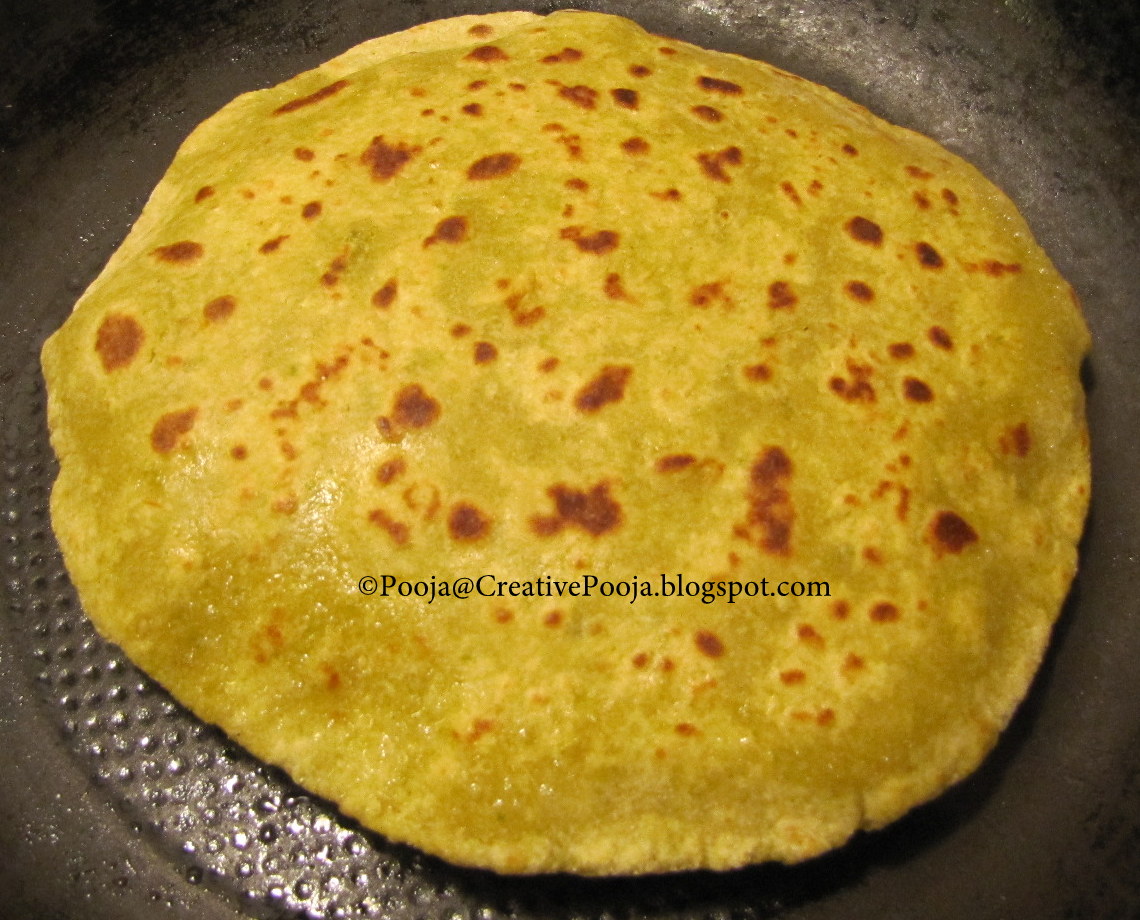 My Creative Ideas: Spring Onion Paratha- Indian flat bread with Spring ...