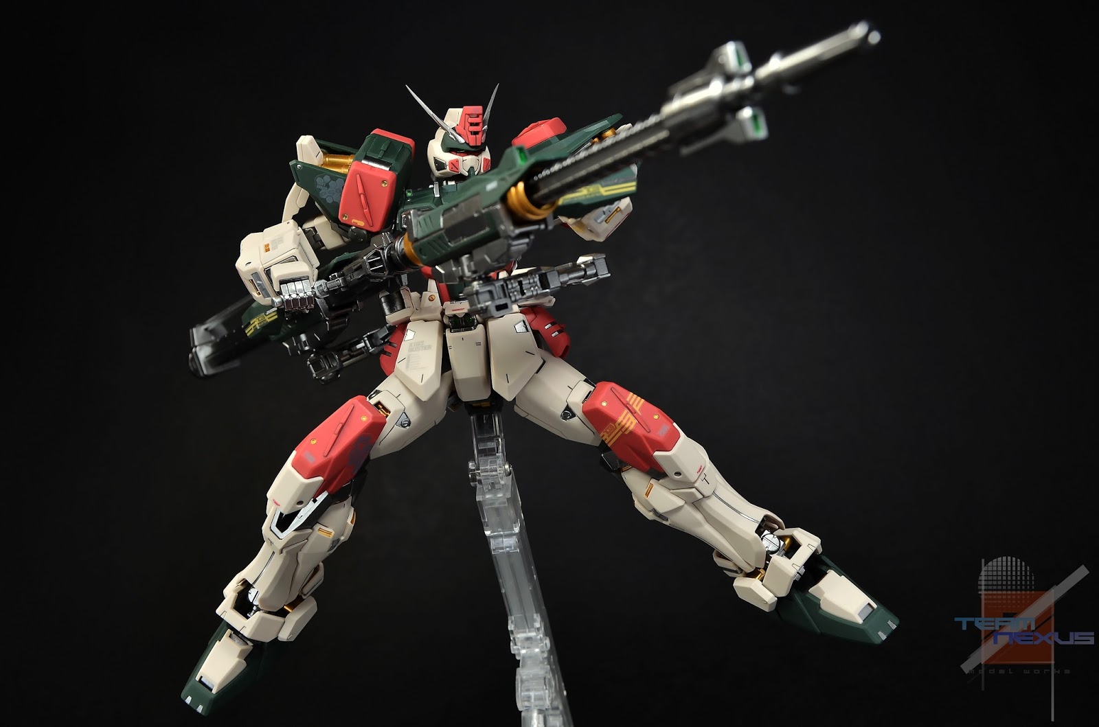 MG 1/100 Buster Gundam Painted Build [Team Nexus]