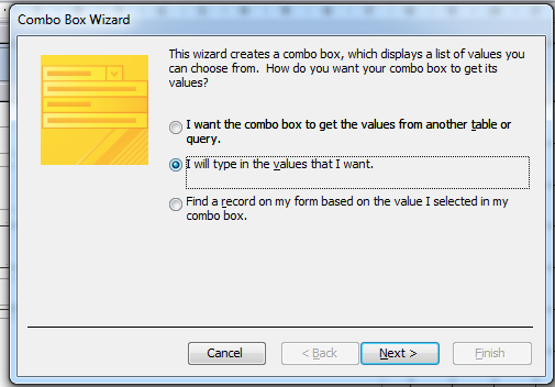 COMBO BOX PADA MS ACCESS