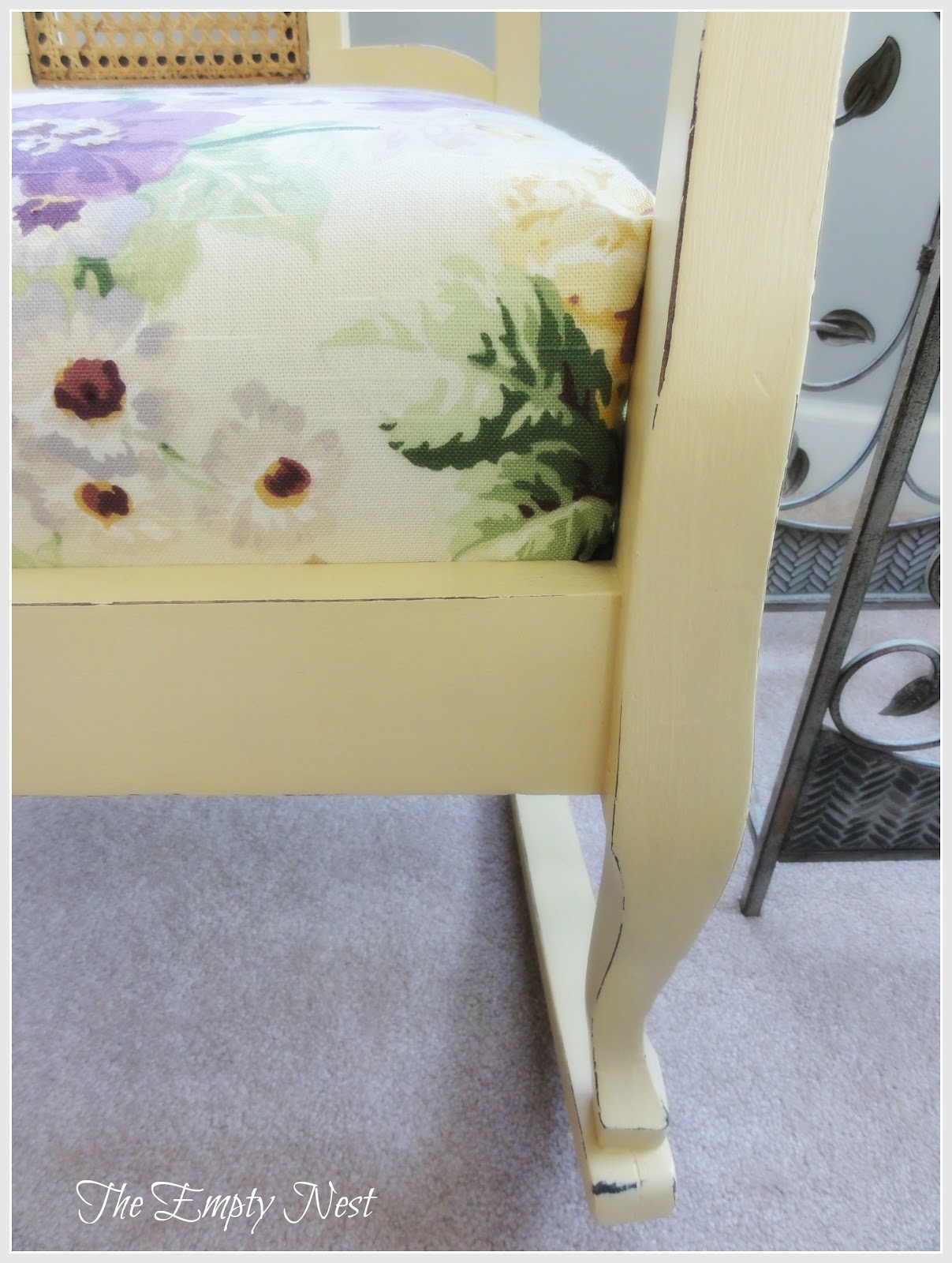 The Empty Nest: ~ A butter yellow Chalk Paint™ rocker