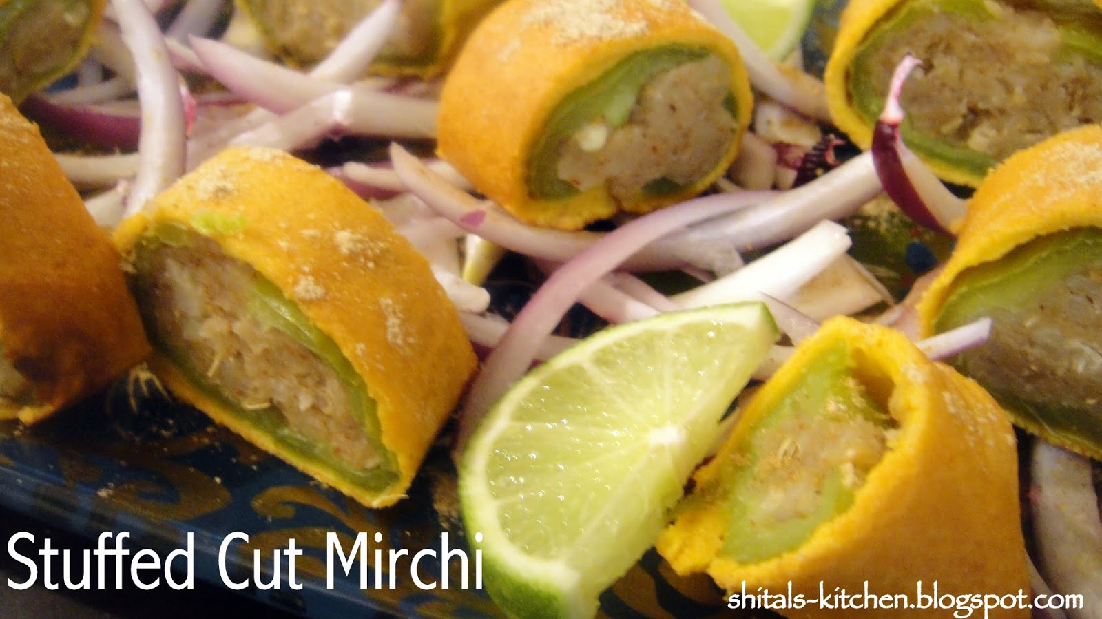 Shital's-Kitchen: Stuffed Cut Mirchi