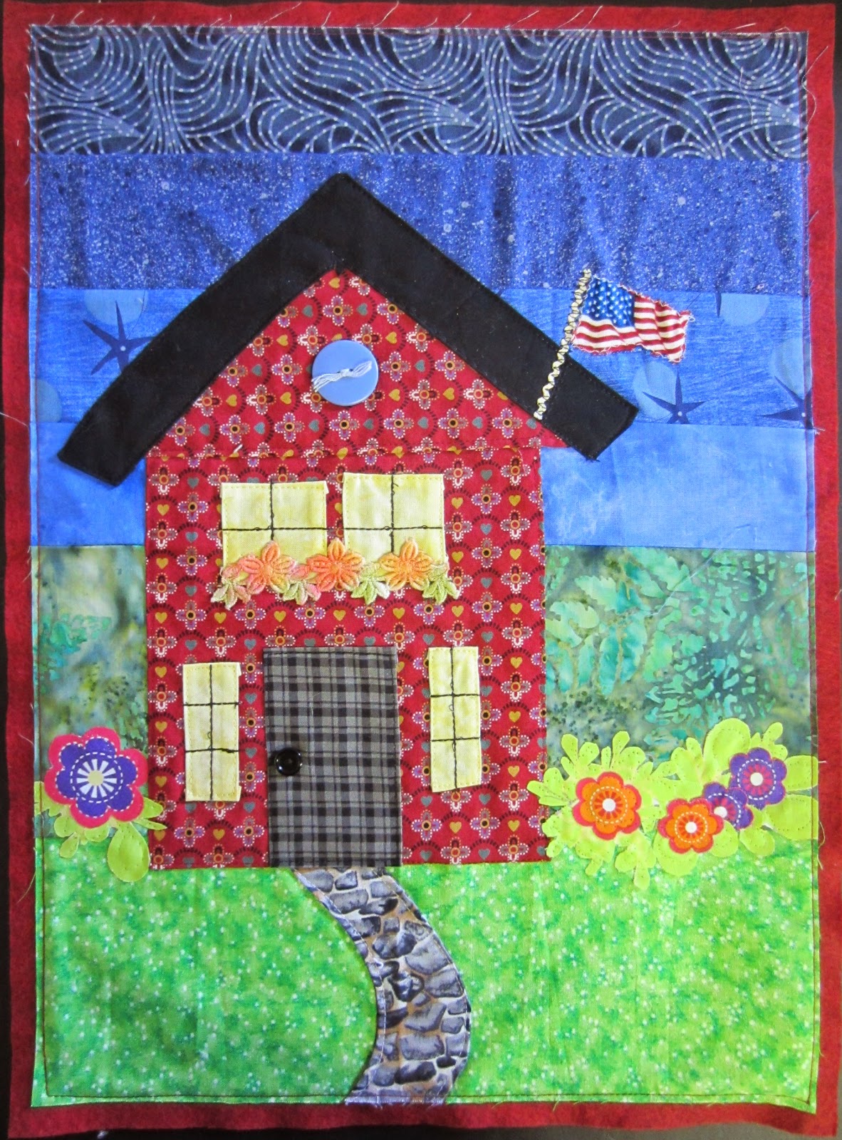The House Quilt Project: Country, Polka Dot and Whimsical Houses