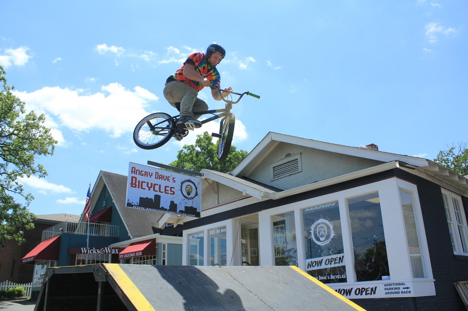 JBar Cycling: Airborne At Angry Dave's Wheels and Bikes