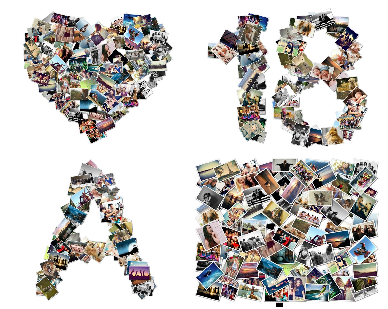 No hace falta un día especial para hacer un regalo: Collage personalizado