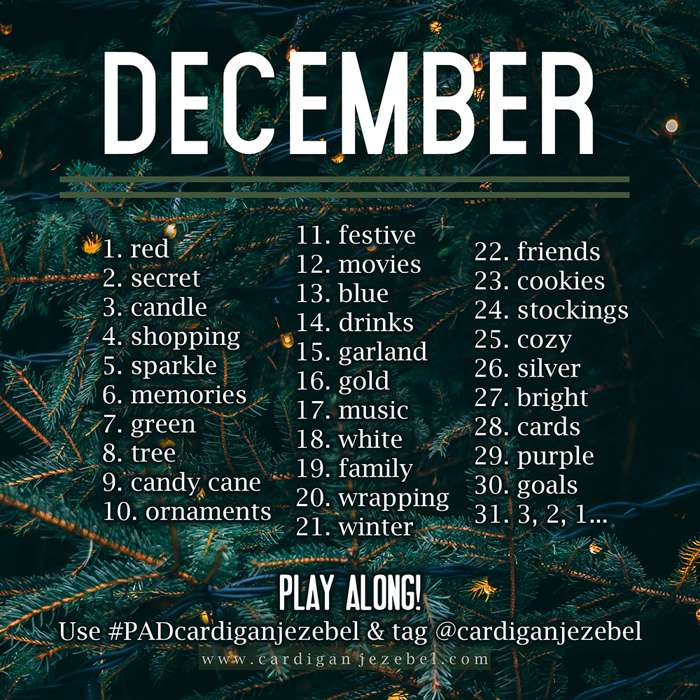 Photo Challenge || December 2018 - Cardigan Jezebel