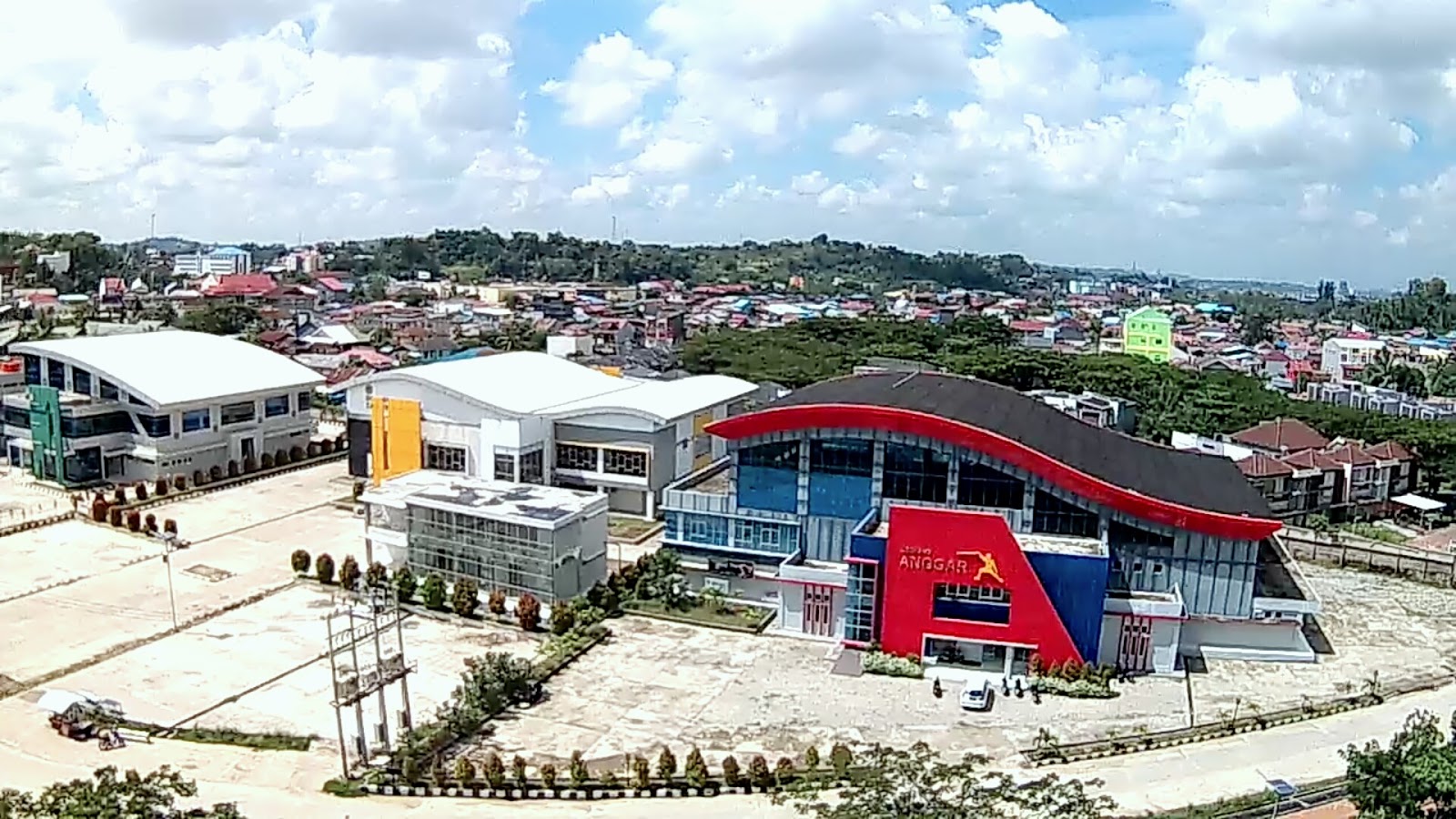 Foto Udara Danau Folder Air Hitam Samarinda - LANGIT KALTIM