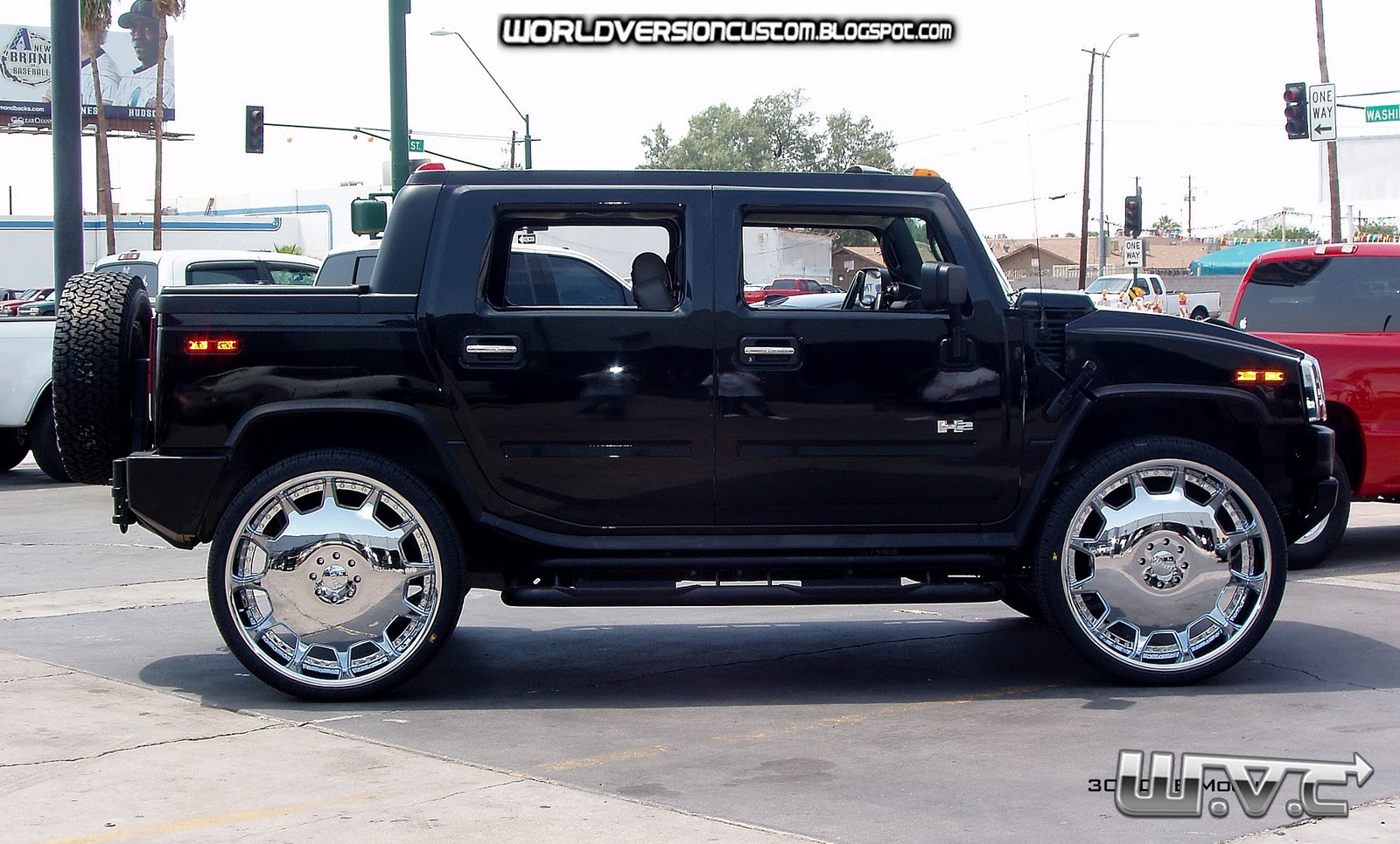 lamborghini car pictures: Hummer H2 + Rodas aro 30"