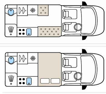 East Van Dwellers: Van Conversion Floor Plan 1