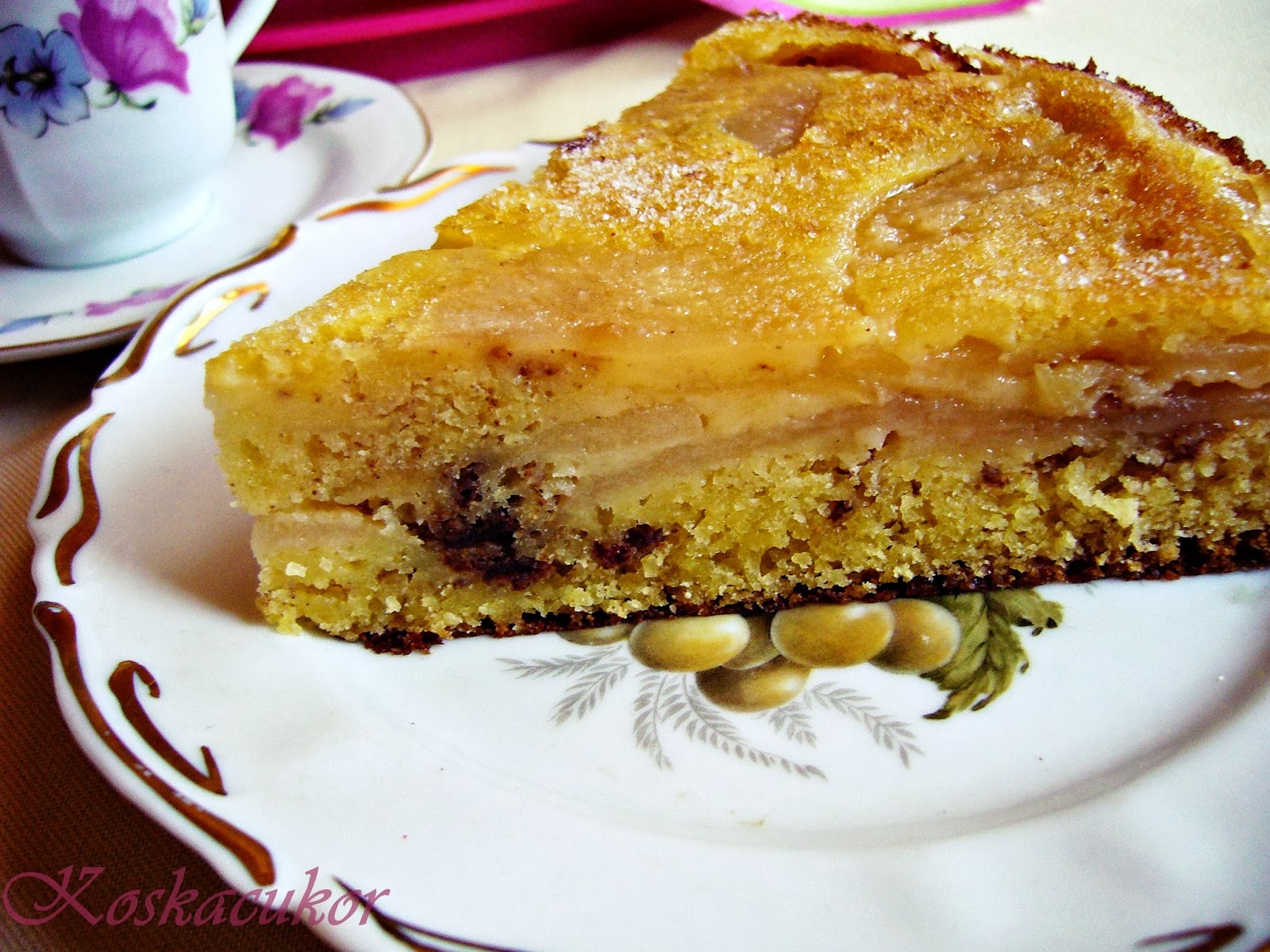 Koskacukor: Amerikai almatorta - 14. Blogkóstolóra