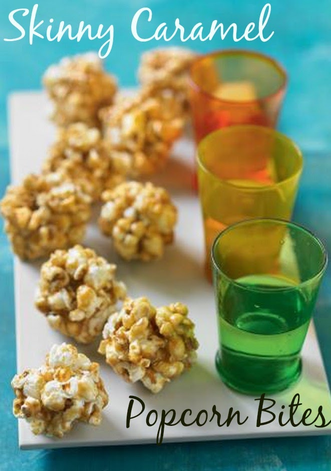 Skinny Caramel Popcorn Bites | Pieces of a Mom
