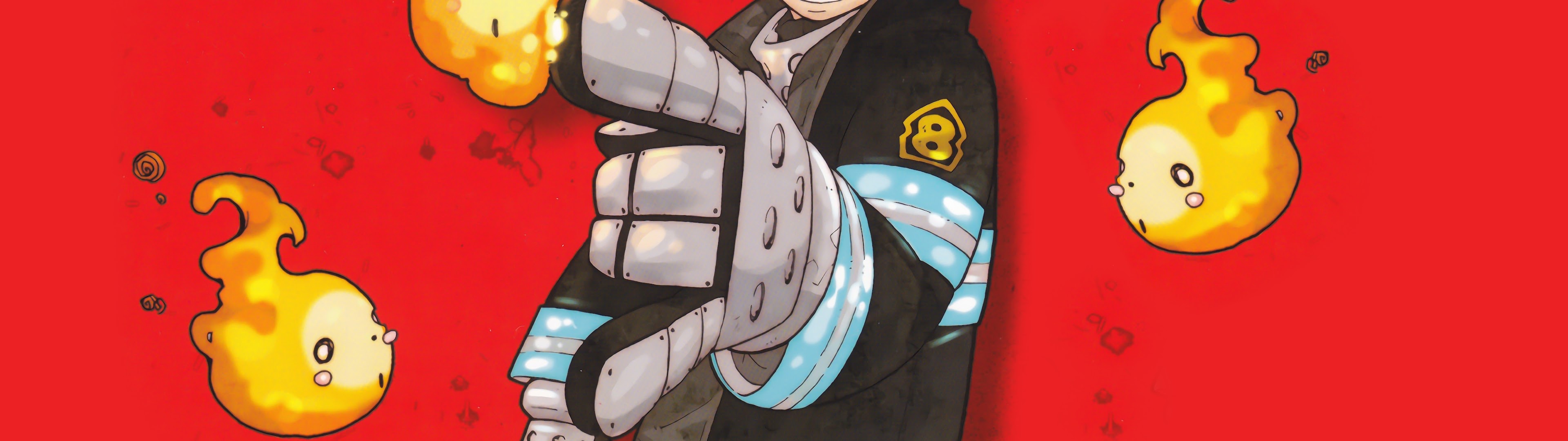 Fire Force, Shinra, Arthur, Flames, 8K, #13 Wallpaper iPhone Phone