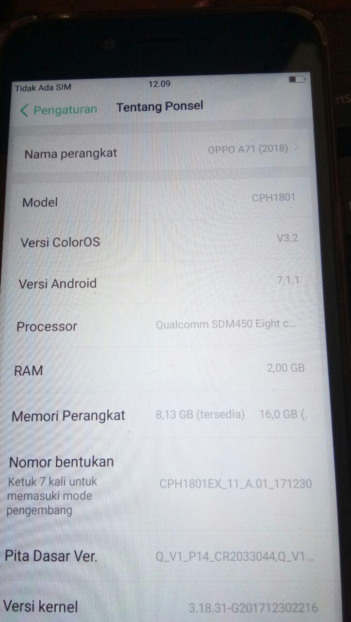 Firmware OPPO A71 (CPH1801) Tested Remove PIN And FRP (Cipset Qualcom ...