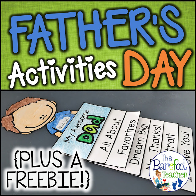 Fathers Day Activities Plus a FREEBIE | The Barefoot Teacher