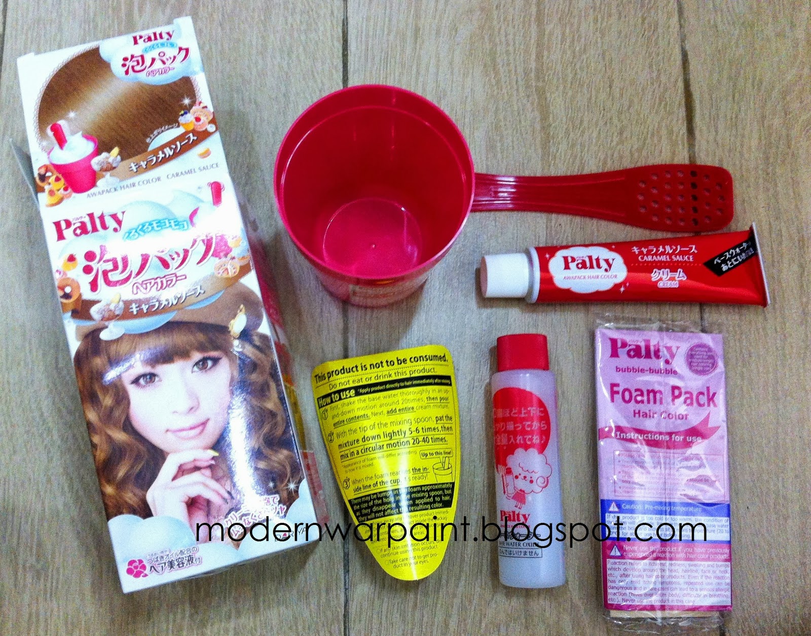 Modern War Paint: Review: Palty Hair Dye in Caramel Sauce