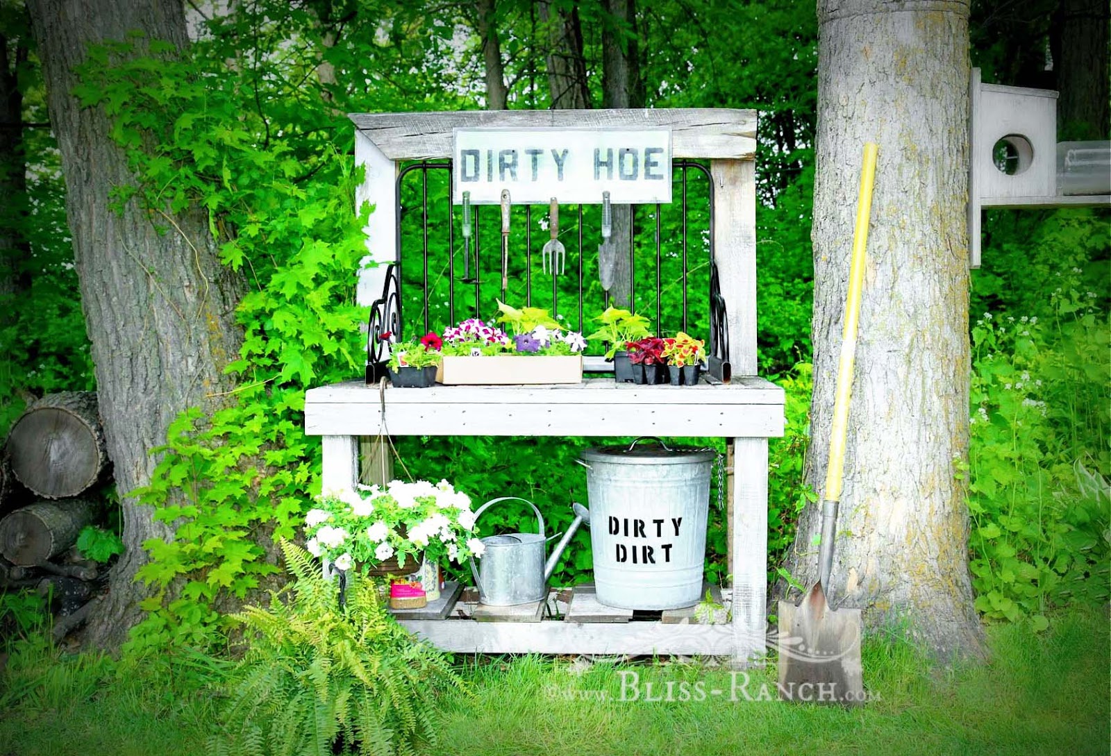 Bliss Ranch: The Dirt On The Potting Bench Sign