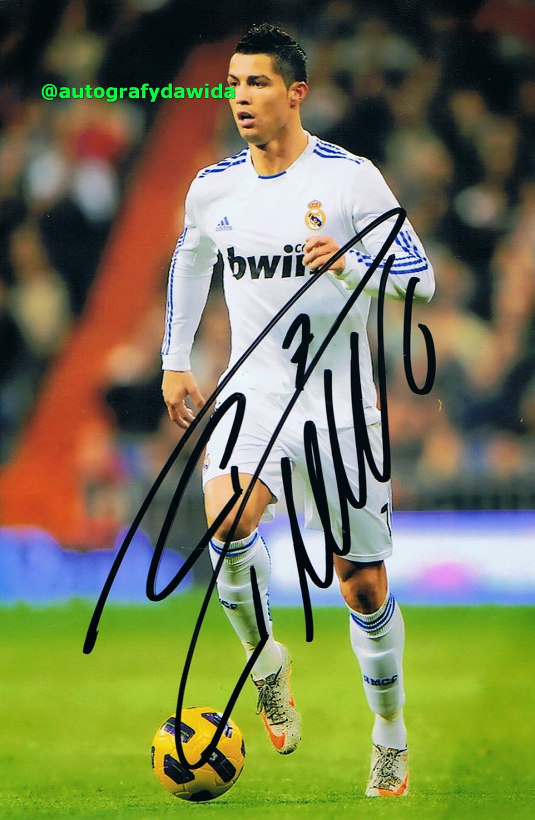 autografy dawida : Cristiano Ronaldo - wymarzony, oryginalny autograf!