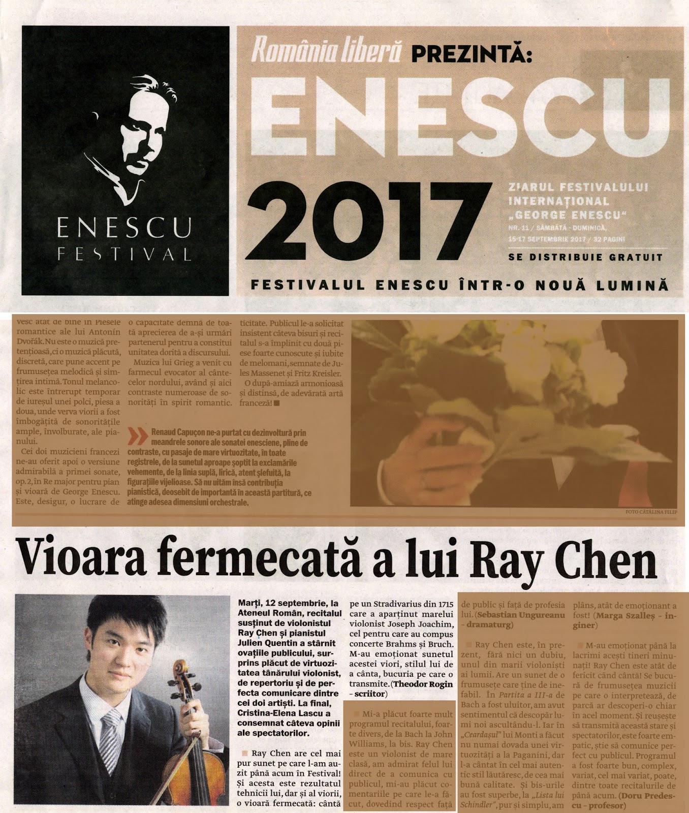 Theodor Rogin: Impresii enesciene