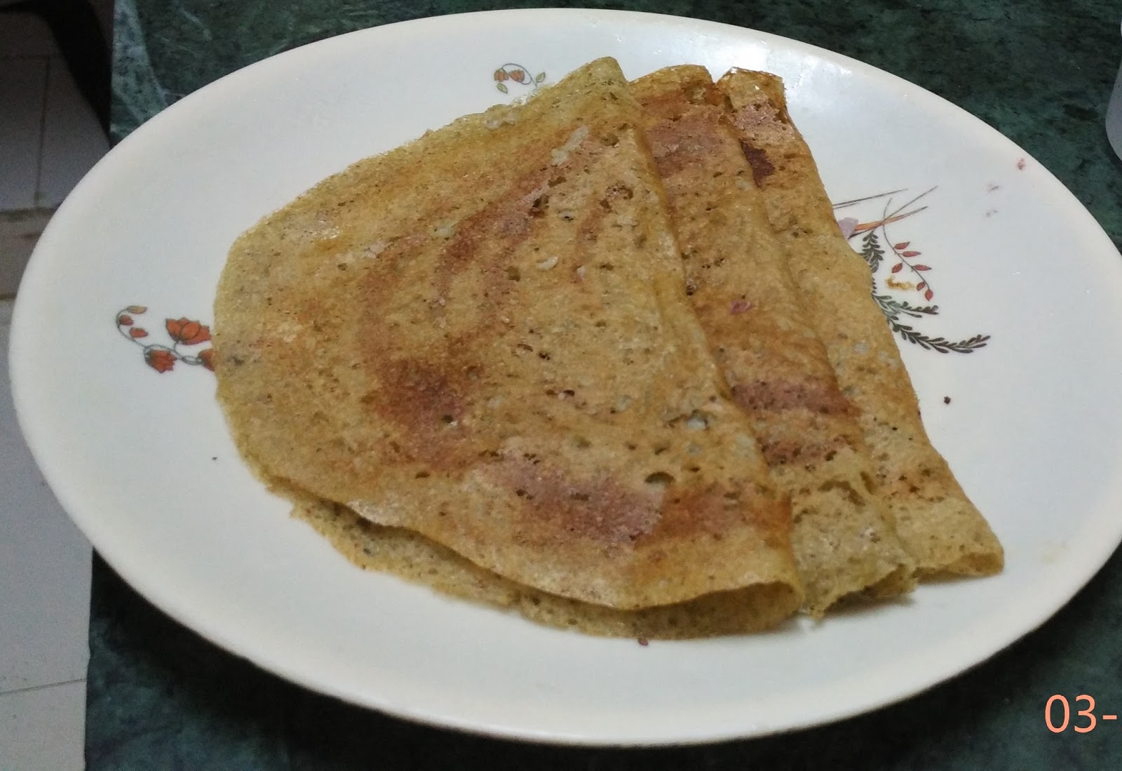 PESARUT / SPROUTED MOONG DAL DOSA