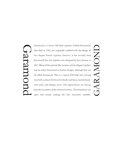 Typography: Type Arrangements: The Five Classic Typefaces