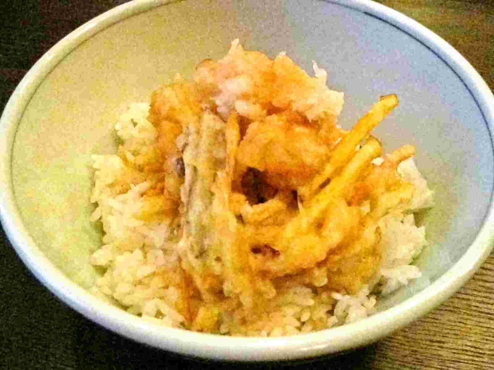 Recipes for Tom: Konsai to ebi no kakiage tendon / root vegetable and ...