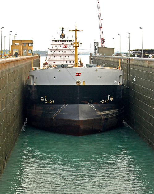 Industrial History: Eisenhower Lock on St. Lawrence Seaway