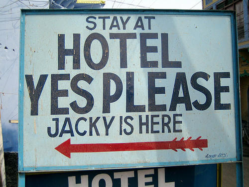 The Plural Of Hyena: Funny Hotel/Motel Signs