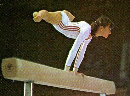 Front Support Position Gymnastics Clipart