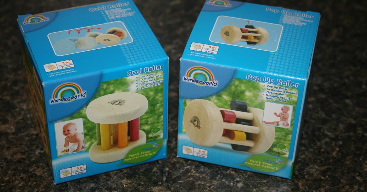 Trying To Go Green: Oompa Toys Wooden Oval Roller & Pop Up Roller