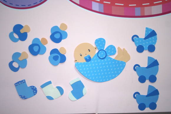 Goma de eva bebé - Imagui