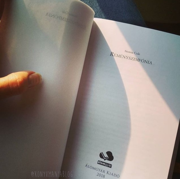 Könyvmánia.: ELŐOLVASÁS: Sienna Cole: Reményszimfónia