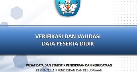 Panduan Terbaru Verval Peserta Didik (PD) 2016 PDSPK Kemdikbud ...
