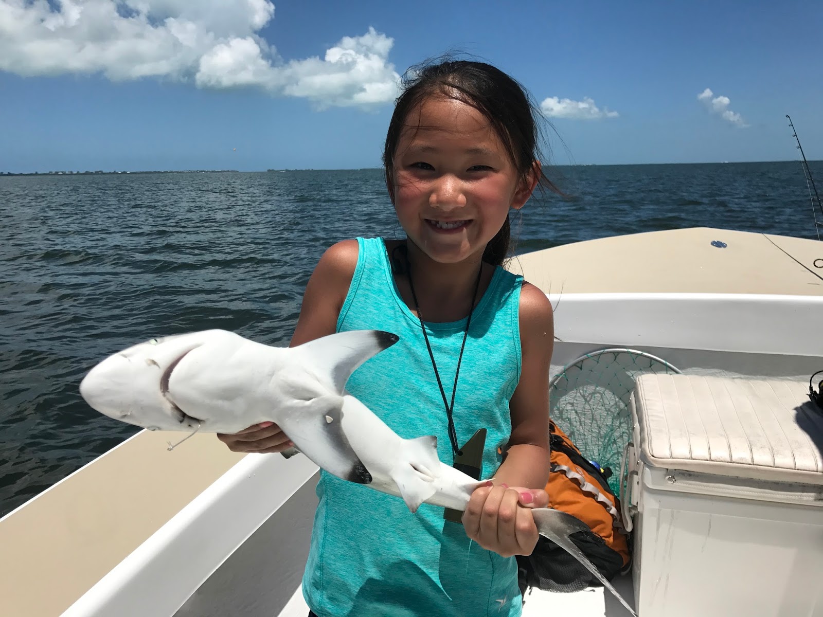 Santiva Saltwater Fishing Team-Burnsed family: First Shark!!