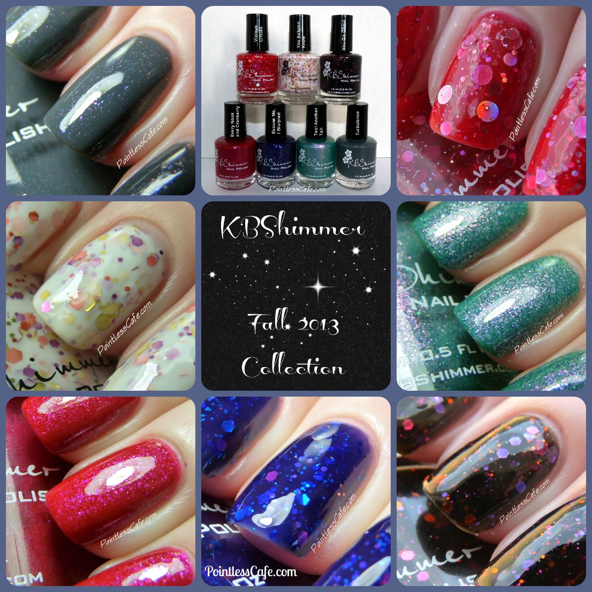 KBShimmer Fall 2013 Collection - Swatches and Review | Pointless Cafe