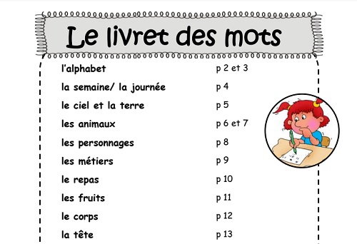 Le Livret des Mots