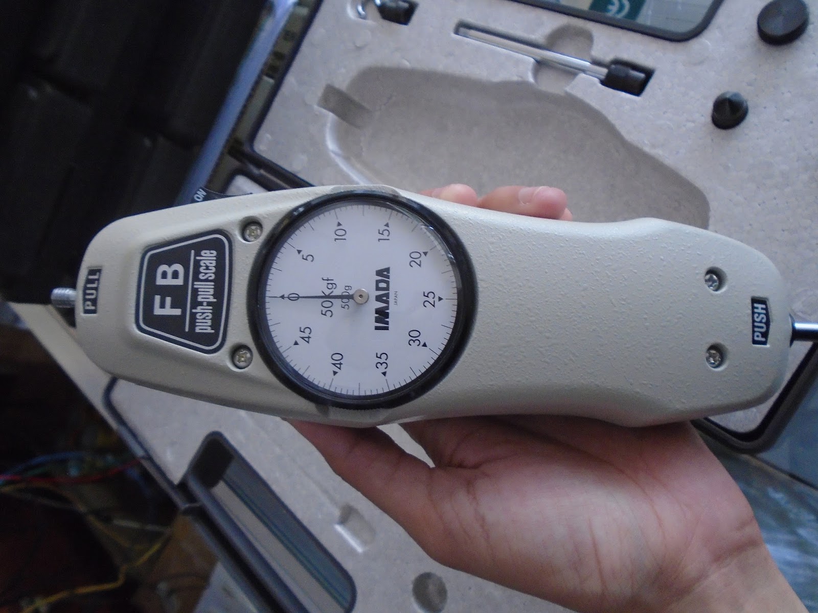 Soldering, Anti-Static, ThermoMeters Philippines: PUSH/PULL gauge meter IMADA FB-50k