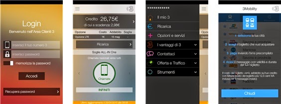 Aggiornamento per App Ufficiale di 3 Italia | Area Clienti 3 per ...