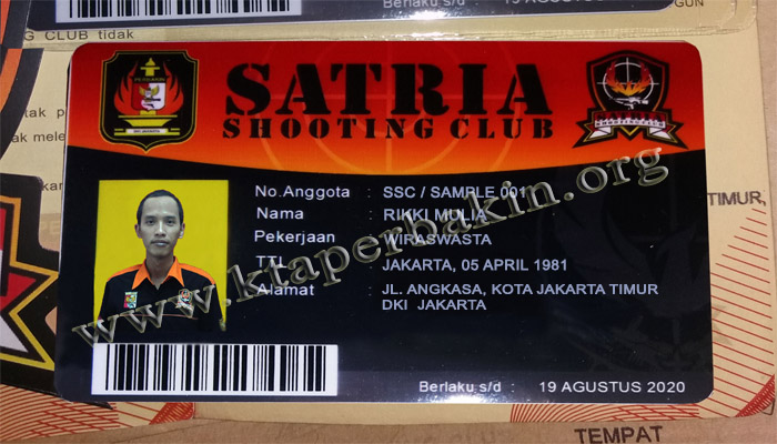 Contoh Kta Perbakin Satria Shooting Club | Kta Perbakin Basis Shooting Club