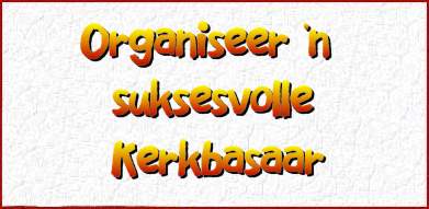 Dutoitspan Kimberley: Basaar: blink idees!