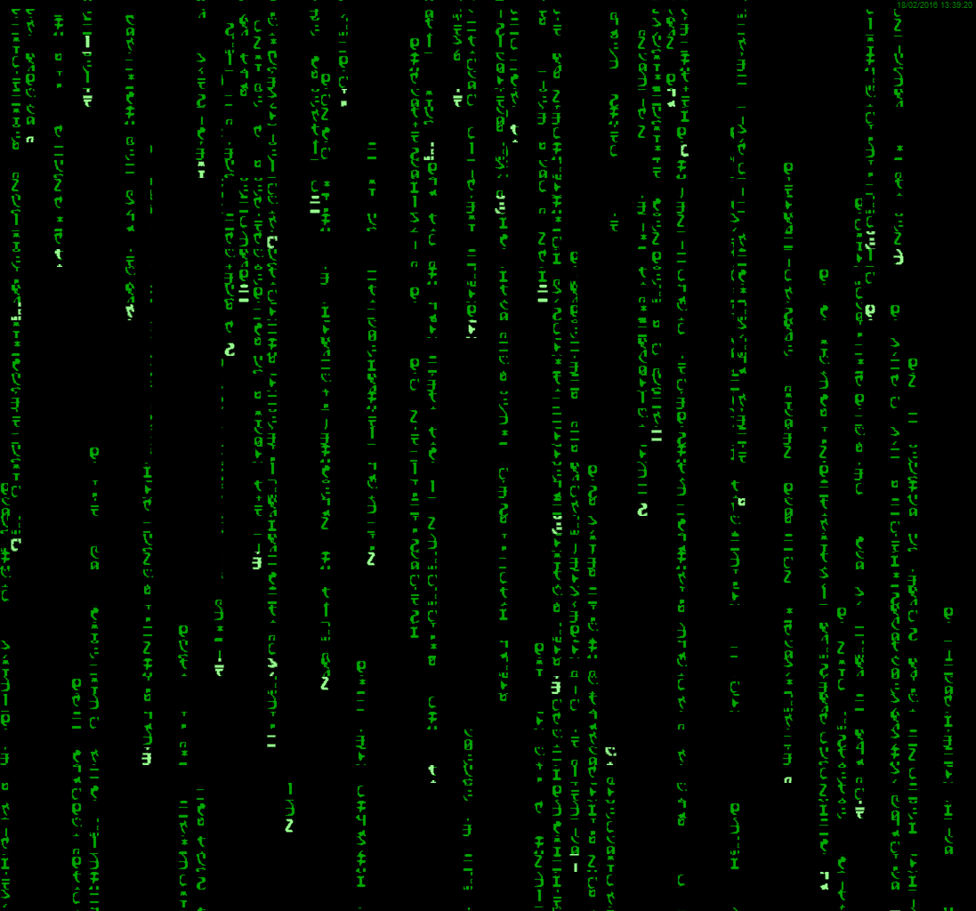 Descanso de tela Matrix gratis