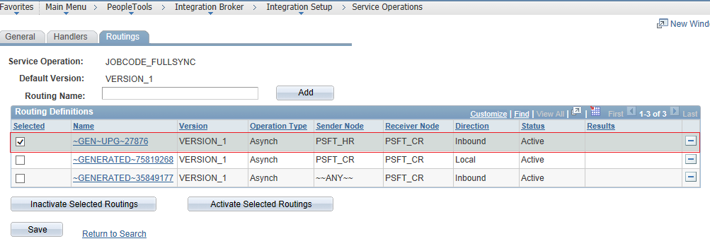 PeopleSoft: PeopleSoft : Job Code Full Sync Process (Integration Broker)