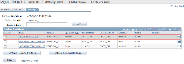 PeopleSoft: PeopleSoft : Job Code Full Sync Process (Integration Broker)