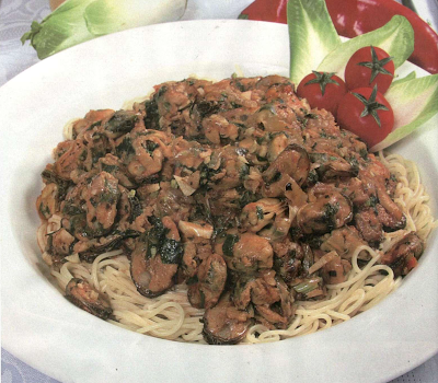 Food recipes: Spageti me midhje