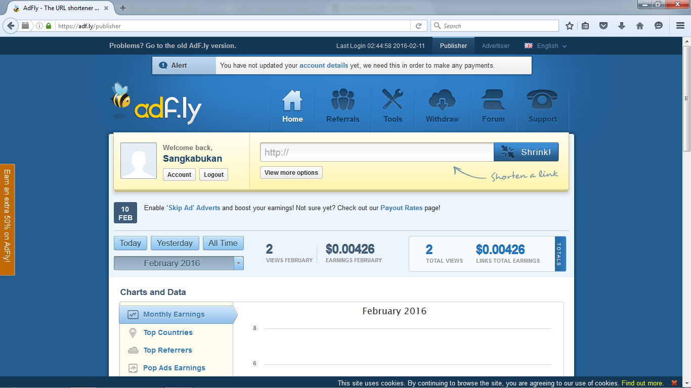 SiapaSangkaBukan: Cara Mendaftar di adfly