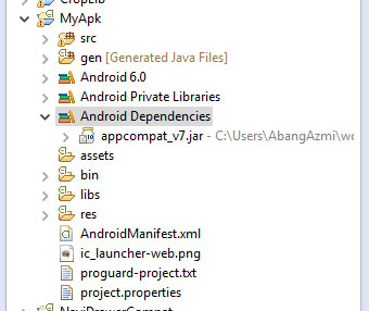 Eclipse: Mengenal Struktur Project Aplikasi Android